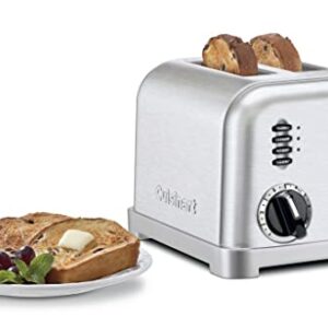 Cuisinart CPT-160 Metal Classic 2-Slice Toaster, Brushed Stainless