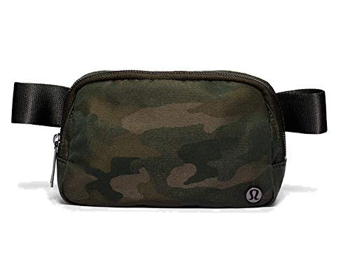 Lululemon Everywhere Belt Bag, 1L (Heritage Camo Jacquard Max Dark Olive Sargent Green)