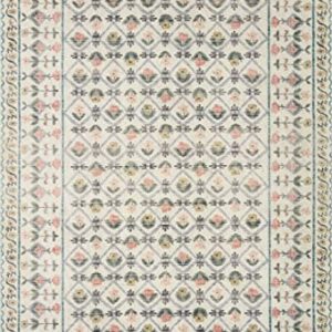 Rifle Paper Co. x Loloi Eden Collection EDE-03 Ivory 2'-6" x 11'-6" Runner Rug