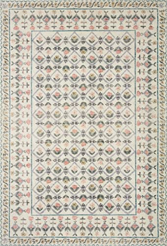 Rifle Paper Co. x Loloi Eden Collection EDE-03 Ivory 2'-6" x 11'-6" Runner Rug