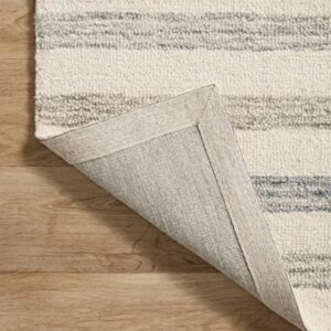 Loloi Chris Loves Julia x Chris Collection CHR-05 Ivory/Slate, Transitional 9'-3" x 13' Area Rug