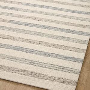 Loloi Chris Loves Julia x Chris Collection CHR-05 Ivory/Slate, Transitional 9'-3" x 13' Area Rug