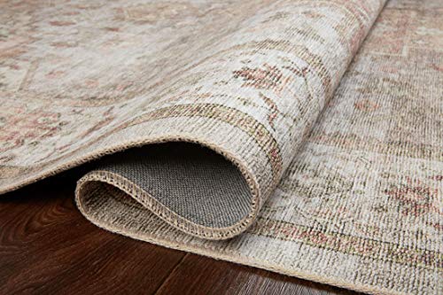 Loloi II Heidi Collection HEI-02 SAGE/Multi, Traditional 7'-6" x 9'-6" Area Rug