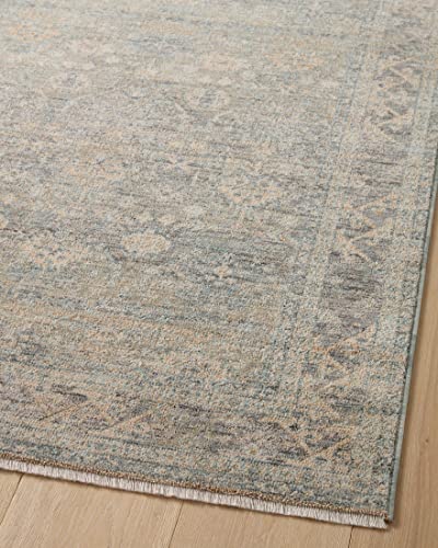 Loloi Angela Rose x Blake Collection BLA-01 Sky/Beige, Transitional 5'-3" x 7'-6" Area Rug