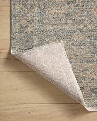 Loloi Angela Rose x Blake Collection BLA-01 Sky/Beige, Transitional 5'-3" x 7'-6" Area Rug