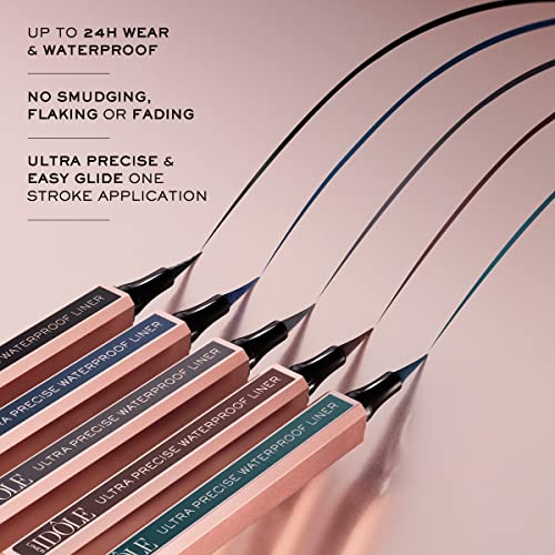 Lancôme Idôle Liner Waterproof Liquid Eyeliner - Ultra-Precise & Luminous Pigments - Flake, Fade & Smudge-Proof - Brown