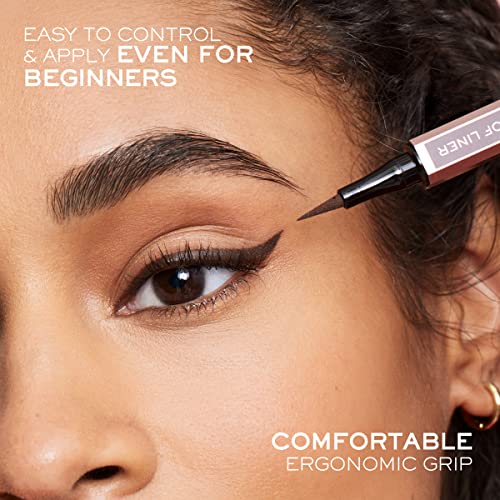 Lancôme Idôle Liner Waterproof Liquid Eyeliner - Ultra-Precise & Luminous Pigments - Flake, Fade & Smudge-Proof - Brown