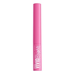 NYX PROFESSIONAL MAKEUP Vivid Brights Liquid Liner, Smear-Resistant Eyeliner with Precise Tip - Don't Pink Twice