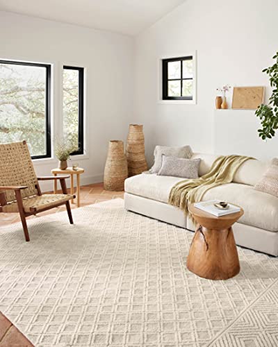 Loloi II Neda Collection NED-04 Ivory/Natural, Transitional 5'-0" x 7'-6" Area Rug