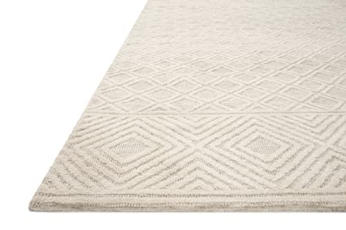 Loloi II Neda Collection NED-04 Ivory/Natural, Transitional 5'-0" x 7'-6" Area Rug