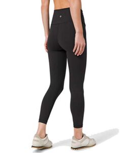 lululemon athletica wunder train hi-rise tight 25′ (blk, 6)