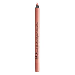 nyx professional makeup slide on lip pencil, lip liner – staged (pale nude)