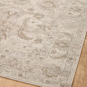 Loloi II Odette Collection ODT-03 Ivory/Beige, Traditional 7'-10" x 10' Area Rug