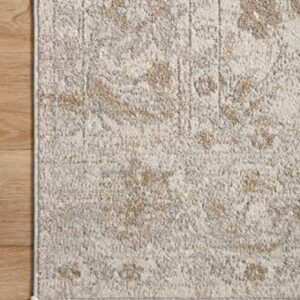 Loloi II Odette Collection ODT-03 Ivory/Beige, Traditional 7'-10" x 10' Area Rug