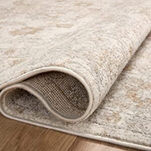 Loloi II Odette Collection ODT-03 Ivory/Beige, Traditional 7'-10" x 10' Area Rug