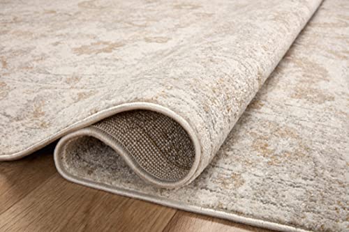 Loloi II Odette Collection ODT-03 Ivory/Beige, Traditional 7'-10" x 10' Area Rug