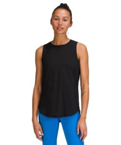 lululemon athletica sculpt tank (black, 6)