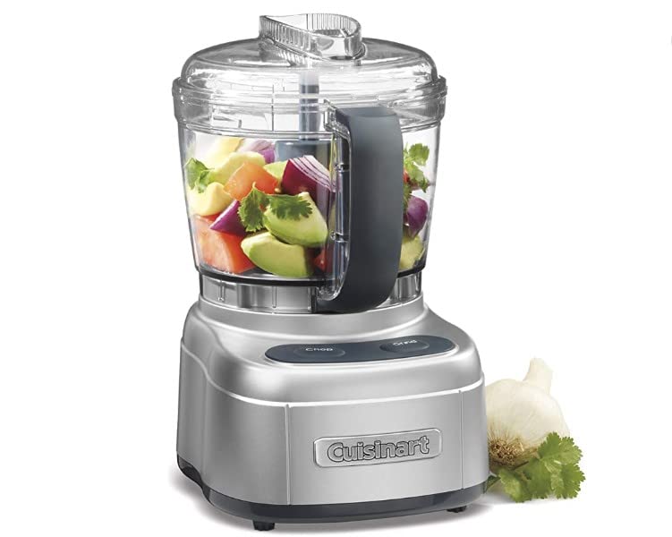 Cuisinart Elemental 4-C Chopper Grinder, Silver (Renewed)