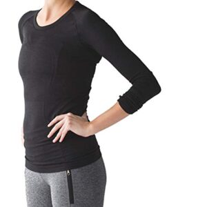 LULULEMON Swiftly Tech Long Sleeve Crew (Black, 6)