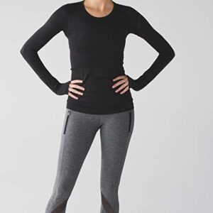 LULULEMON Swiftly Tech Long Sleeve Crew (Black, 6)