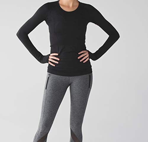 LULULEMON Swiftly Tech Long Sleeve Crew (Black, 6)