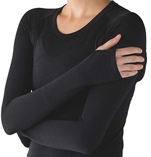 LULULEMON Swiftly Tech Long Sleeve Crew (Black, 6)