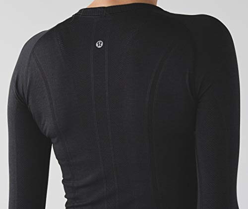 LULULEMON Swiftly Tech Long Sleeve Crew (Black, 6)