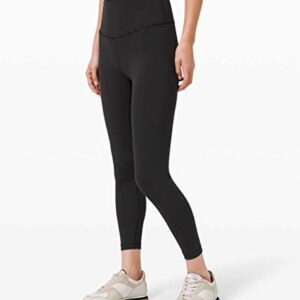 Lululemon Athletica Wunder Train Hi-Rise Tight 25inch (BLK, 4)