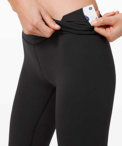 Lululemon Athletica Wunder Train Hi-Rise Tight 25inch (BLK, 4)