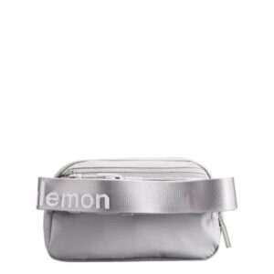 Lululemon Athletica, Lululemon Everywhere Belt Bag 1L (Silver Drop / White)