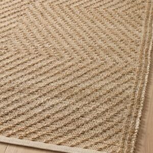 Loloi Angela Rose x Colton Collection CON-04 Natural/Ivory, Contemporary 9'-0" x 12'-0" Area Rug