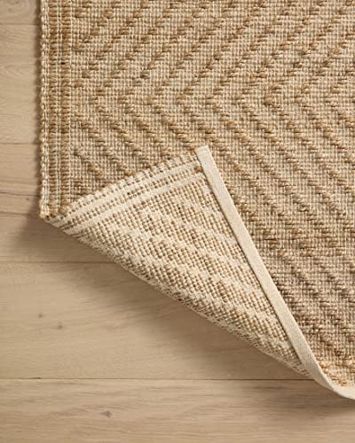 Loloi Angela Rose x Colton Collection CON-04 Natural/Ivory, Contemporary 9'-0" x 12'-0" Area Rug