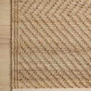 Loloi Angela Rose x Colton Collection CON-04 Natural/Ivory, Contemporary 9'-0" x 12'-0" Area Rug