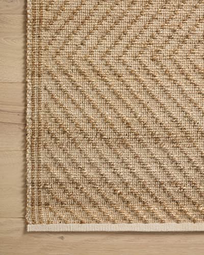 Loloi Angela Rose x Colton Collection CON-04 Natural/Ivory, Contemporary 9'-0" x 12'-0" Area Rug