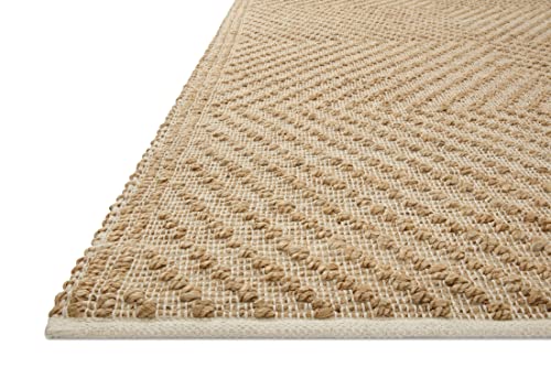 Loloi Angela Rose x Colton Collection CON-04 Natural/Ivory, Contemporary 9'-0" x 12'-0" Area Rug