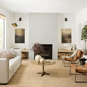 Loloi Angela Rose x Colton Collection CON-04 Natural/Ivory, Contemporary 9'-0" x 12'-0" Area Rug