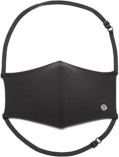 Lululemon Athletica Double Strap Face Mask (Black), One Size