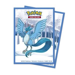 ultra pro – pokémon gallery series frosted forest 65ct standard size card deck protectors – protect your collectible trading cards, and gaming cards with chromafusion tech to prevent wear and tear