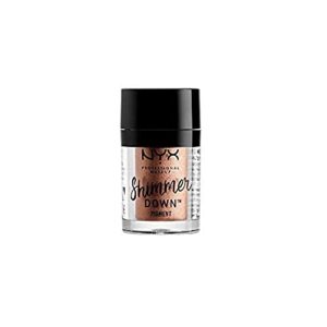 nyx professional makeup shimmer down pigment, nude