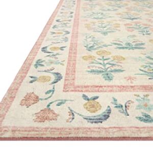 Rifle Paper Co. x Loloi Eden Collection EDE-01 Blush 2'-6" x 7'-6" Runner Rug