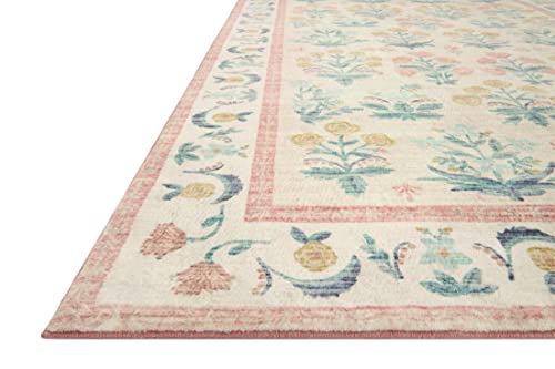 Rifle Paper Co. x Loloi Eden Collection EDE-01 Blush 2'-6" x 7'-6" Runner Rug