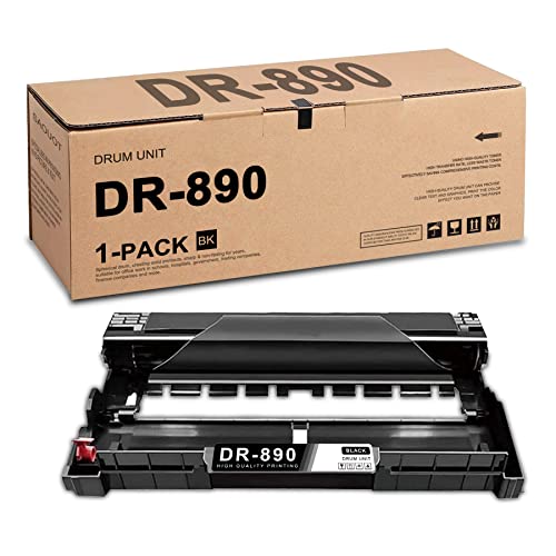 DR890 Black Drum Unit 1-Pack: SAO Compatible DR-890 Drum Replacement for Brother DR890 Drum Unit to use with HL-L6250DW HL-L6400DW HL-L6400DWT MFC-L6750DW MFC-L6900DW Printer (Not Include Toner)