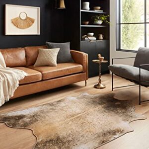 Loloi II Odessa Collection ODE-01 Mocha/Sand, Contemporary 5' x 6'-6" Area Rug