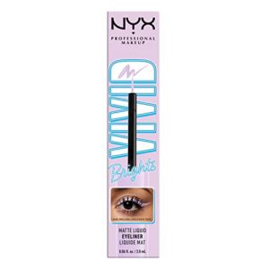 NYX PROFESSIONAL MAKEUP Vivid Brights Liquid Liner, Smear-Resistant Eyeliner with Precise Tip - Lilac Pink