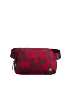 lululemon athletica new year everywhere belt bag 1l (rabbit all over print red multi)