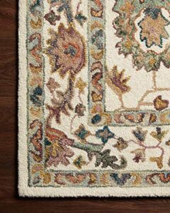 loloi padma pma-01 white / multi area rug 5′-0″ x 7′-6″