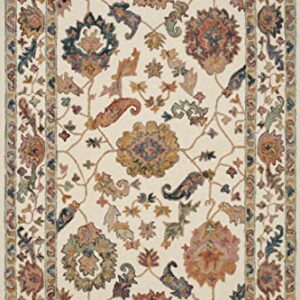 Loloi Padma PMA-01 White / Multi Area Rug 5'-0" x 7'-6"