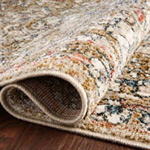 Loloi II Saban Collection SAB-07 Straw/Beige, Traditional 7'-10" x 10' Area Rug