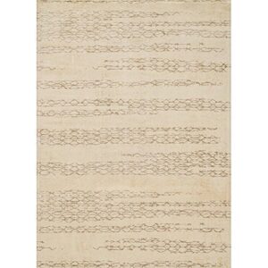 loloi area rug, 12′-0″ x 15′, ivory/mocha