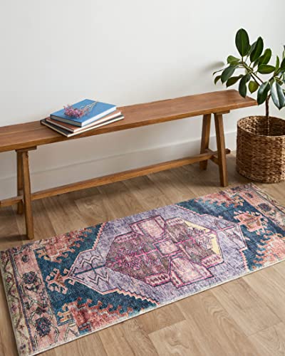 Loloi II Fiona Collection B20341 Purple/Multi, Contemporary 2'-0" x 5'-0" Accent Rug